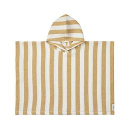 Liewood - Bade-Poncho PACO gestreift in white/yellow, Gr.98/104