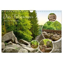 Das Felsenmeer - Natur pur im Odenwald (Wandkalender 2025 DIN A4 quer), Calvendo Monatskalender