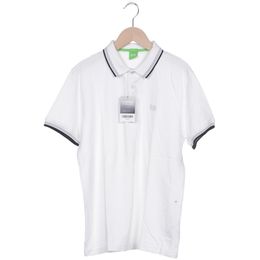 BOSS Green Herren Poloshirt, weiß, Gr. 48