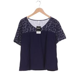 sheego Damen T-Shirt, marineblau, Gr. 48