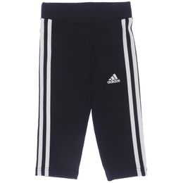 Adidas Damen Stoffhose, schwarz, Gr. 116