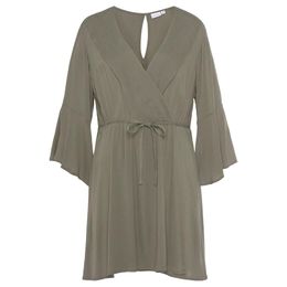 Lascana Kleid Damen Gr&ouml;&szlig;e 46 khaki Winterkleid
