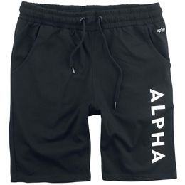 Alpha Industries Alpha Jersey Short Short schwarz in L