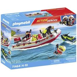 Playmobil® ACT!ON HEROES Feuerwehrboot mit Aqua Scooter 71464