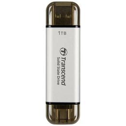 Transcend ESD310S 1 TB Externe SSD USB 3.2 Gen 2 (USB 3.1), USB-C® Silber TS1TESD310S