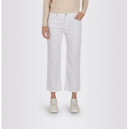 Culotte MAC "CULOTTE" Gr. 38, N-Gr, weiß (white denim) Damen Hosen Culottes Hosenröcke