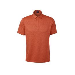 Tchibo Funktions-Poloshirt - Orange/Meliert - Gr.: M