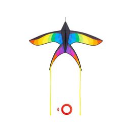 HQ Flug-Drache Kinderdrachen Einleiner Drachen HQ Swallow Kite Rainbow Flugdrachen
