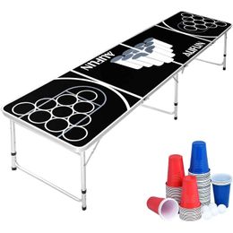 UISEBRT Spieltisch Beer Pong Tisch Set