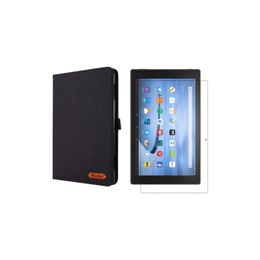 Lobwerk Tablet-Hülle 2in1 Set (Hülle + Glas) für Amazon Fire 10 / 10 Plus 11. Gen. 2021