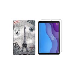Lobwerk Tablet-Hülle 2in1 Set (Hülle + Folie) für Lenovo Tab M10 2nd 2020 TB-X306F TB-306X