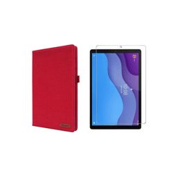 Lobwerk Tablet-Hülle 2in1 Set (Hülle + Glas) für Lenovo Tab M10 2nd 2020 TB-X306F TB-306X