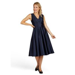 Kleo Abendkleid Abendkleid aus Satin Mit seitlichen Eingrifftaschen