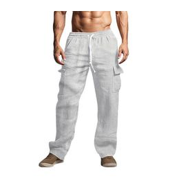 ZWY Latzhose Herren Hose Freizeithose Cargohose Hose mit weitem Bein aus Cord