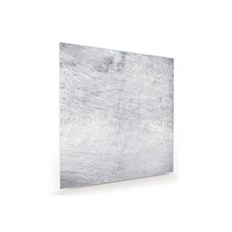 Primedeco Glasbild Wandbild Quadratisch Metallplatte mit Aufhängung
