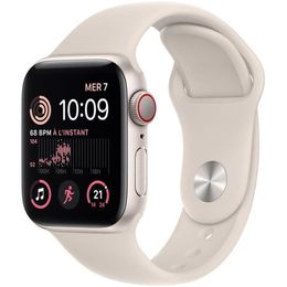 Apple Watch (Series SE) 2022 GPS + Cellular 44 mm - Aluminium Polarstern - Sportarmband Polarstern