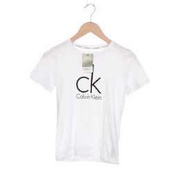 Calvin Klein Jungen T-Shirt, weiß