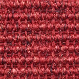Bodenmeister Teppichboden "Sisalteppich Mara" Teppiche Gr. B/L: 400 cm x 140 cm, 5 mm, 1 St., rot (rot meliert) Teppichboden
