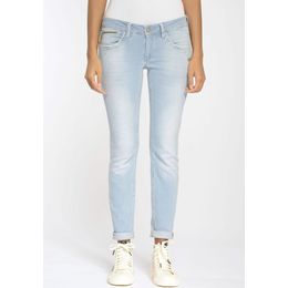 Skinny-fit-Jeans Gang "94NIKITA" Gr. 33 (42), N-Gr, blau (light spring blue) Damen Jeans Röhrenjeans