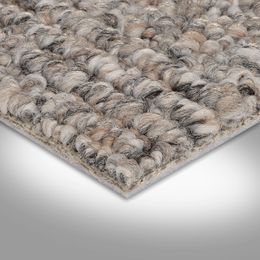 Bodenmeister Teppichboden "Schlingenteppich Alaska" Teppiche Gr. B/L: 200 cm x 200 cm, 8,5 mm, 1 St., grau (hell, grau) Teppichboden