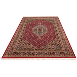 Orientteppich Home Affaire "Fares" Teppiche Gr. B/L: 60 cm x 90 cm, 12 mm, 1 St., rot Schurwollteppiche