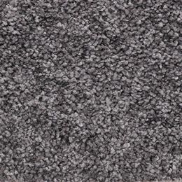 Vorwerk Teppichboden "Veloursteppich Passion 1055" Teppiche Gr. B/L: 500 cm x 700 cm, 7,6 mm, 1 St., grau (anthrazit, grau) Teppichboden