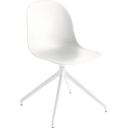 4-Fußstuhl CONNUBIA "Academy CB/1694" Stühle Gr. B/H/T: 49 cm x 84 cm x 50 cm, Aluminium, weiß (schneeweiß matt p94, schnneeweiß matt) 4-Fuß-Stühle