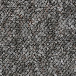 Bodenmeister Teppichboden "Schlingenteppich Korfu" Teppiche Gr. B/L: 200 cm x 550 cm, 7,5 mm, 1 St., grau (grau anthrazit) Teppichboden
