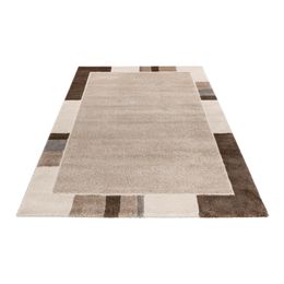 Teppich Obsession "My Frisco 281" Teppiche Gr. B/L: 160 cm x 230 cm, 12 mm, 1 St., grau (taupe) Esszimmerteppiche