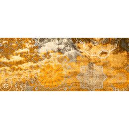 ARCHITECTS PAPER Fototapete "Mandala Artwork" Tapeten Gr. B/L: 6 m x 2,5 m, gelb (braun, gelb, grau) Fototapeten Kunst