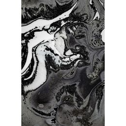 Acrylglasbild queence "Abstrakte Kunst" Bilder Gr. B/H/T: 50 cm x 75 cm x 2,4 cm, Acrylglasbild, schwarz Acrylglasbilder