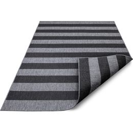 Teppich Andas "Alan" Teppiche Gr. B/L: 200 cm x 290 cm, 5 mm, 1 St., schwarz (anthrazit, schwarz) Esszimmerteppiche