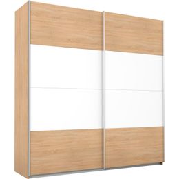 Schwebetürenschrank Rauch "Quadra" Schränke Gr. B/H/T: 226 cm x 230 cm x 62 cm, 2 St., weiß (struktureichefarben hell, weiß) Schranksysteme und Schrankserien