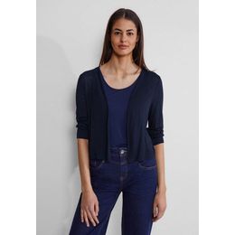 Street One Shirtjacke in Unifarbe, blau