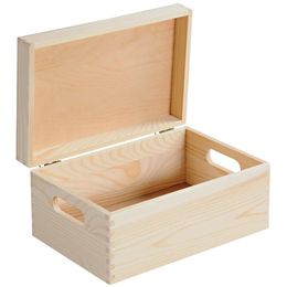 Kesper Aufbewahrungsbox Kiste mit Deckel ca. 30 x 20 x 14 cm