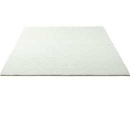 Wollteppich Theko "Alpen" Teppiche Gr. B/L: 120 cm x 180 cm, 12 mm, 1 St., beige (natur weiß) Schurwollteppiche