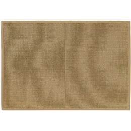 Sisalteppich Dekowe "Mara S2 mit Bordüre Spezial" Teppiche Gr. B/L: 80 cm x 200 cm, 5 mm, 1 St., beige (natur) Esszimmerteppiche