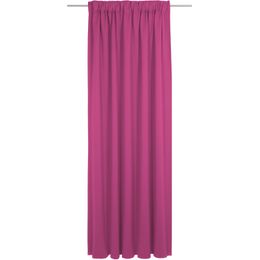 Vorhang WIRTH "Dim out" Gardinen Gr. 285 cm, Multifunktionsband, 142 cm, pink Schlafzimmergardinen