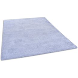 Hochflor-Teppich Tom Tailor HOME "Shaggy Teppich Cozy" Teppiche Gr. B/L: 140 cm x 200 cm, 25 mm, 1 St., blau (hellblau) Esszimmerteppiche