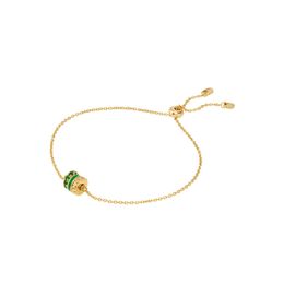 Armband Michael Kors "PREMIUM, MKC1605BN710" Armbänder Gr. Silber 925 (Sterlingsilber), goldfarben (gelbgoldfarben, grün, grün) Damen Trachtenmode