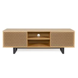 Lowboard Andas Sideboards Gr. B/H/T: 150 cm x 50 cm x 40 cm, braun (eiche, schwarz) Lowboards