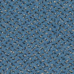 Vorwerk Teppichboden "Veloursteppich Passion 1006 (Riva)" Teppiche Gr. B/L: 500 cm x 650 cm, 6,7 mm, 1 St., blau (hell, blau) Teppichboden