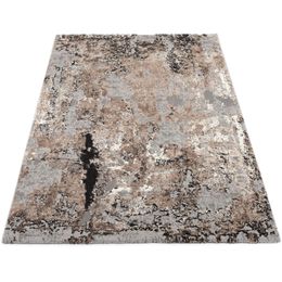 Teppich OCI DIE TEPPICHMARKE "Juwel Liray" Teppiche Gr. B/L: 160 cm x 230 cm, 20 mm, 1 St., beige (beige, braun) Esszimmerteppiche