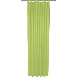 Vorhang WIRTH "Dim out" Gardinen Gr. 265 cm, Schlaufen, 142 cm, grün (limone) Schlaufen
