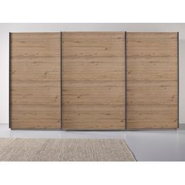 Schwebetürenschrank Rauch "Oteli" Schränke Gr. B/H/T: 360 cm x 210 cm x 68 cm, 3 St., braun (eiche artisan) Schwebetürenschränke und Schiebetürenschränke