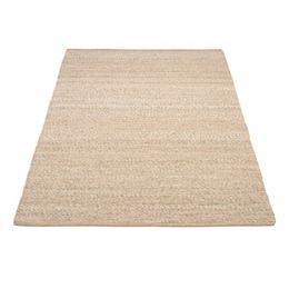 Teppich OCI DIE TEPPICHMARKE "FAVORIT" Teppiche Gr. B/L: 90 cm x 160 cm, 12 mm, 1 St., braun (cappuccino) Schurwollteppiche