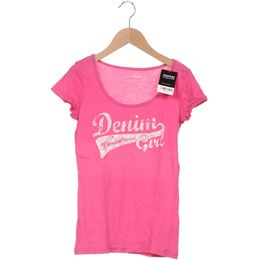 Tom Tailor Denim Damen T-Shirt, pink, Gr. 34