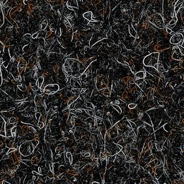 Bodenmeister Teppichboden "Nadelfilz Bodenbelag Merlin" Teppiche Gr. B/L: 400 cm x 450 cm, 5,2 mm, 1 St., schwarz (schwarz braun) Teppichboden