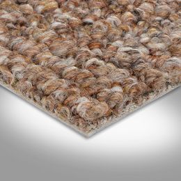 Bodenmeister Teppichboden "Schlingenteppich Alaska" Teppiche Gr. B/L: 200 cm x 250 cm, 8,5 mm, 1 St., braun (hell, braun) Teppichboden