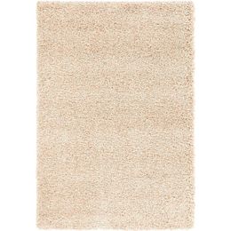 Hochflor-Teppich OCI DIE TEPPICHMARKE "Lobby Shaggy" Teppiche Gr. B/L: 160 cm x 230 cm, 52 mm, 1 St., beige Esszimmerteppiche